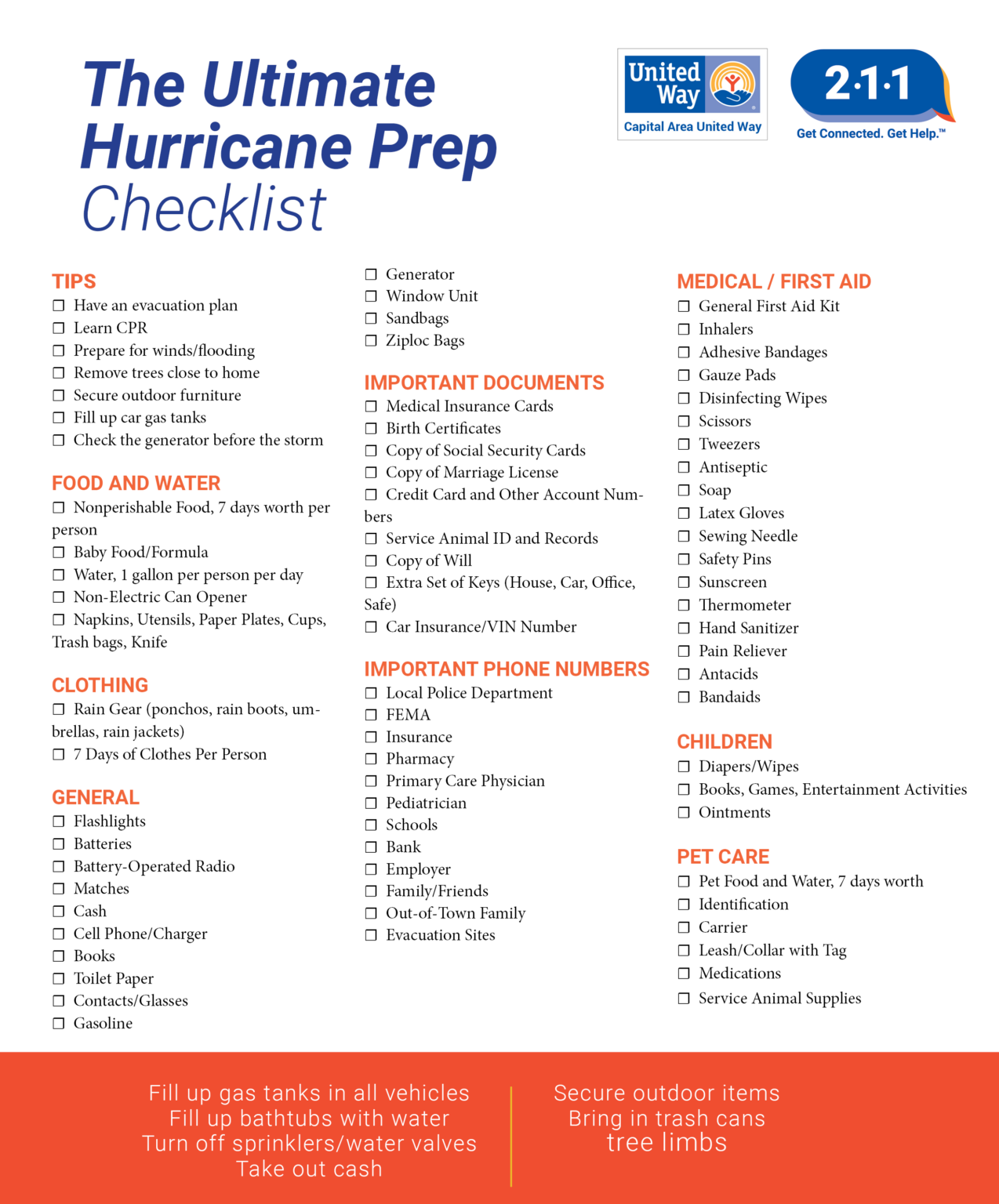 Are You Prepared? Check Out the Ultimate Hurricane Prep Checklist ...